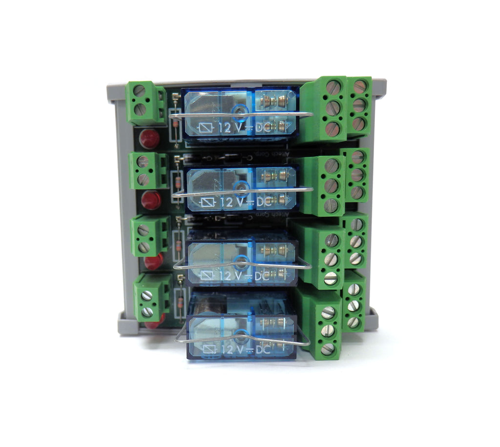 Altech Corp 8955.2 RM2E4 DPDT 4-Channel Module with 12VDC Relays – Primelec