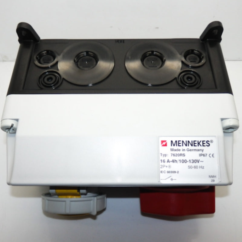 Mennekes Receptacle Switch with Mechanical DUO-Interlock 7620RS – Primelec