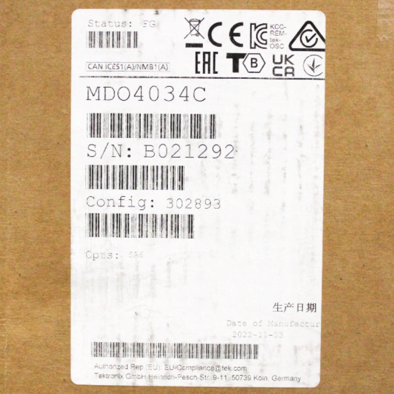 Tektronix 350MHz 4-Ch MDO Oscilloscope w/ 6 GHz Spectrum Analyzer MDO4 ...