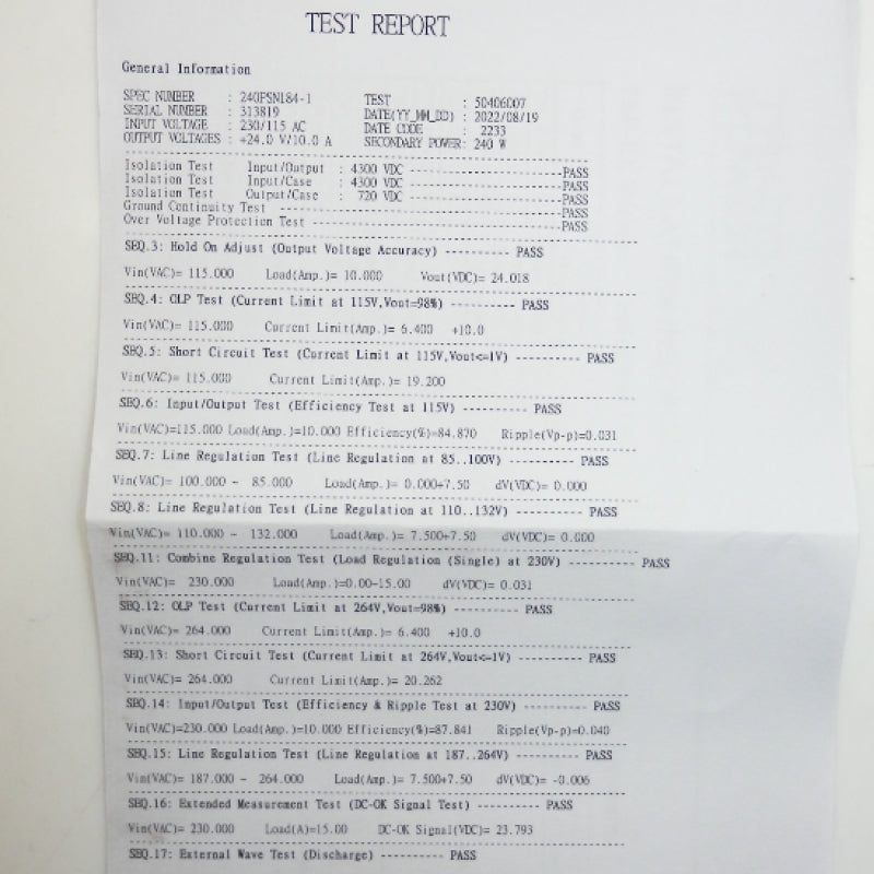 Traco Power 360W TSP Series Enclosed Power Supply TSP 360-124EX – Primelec