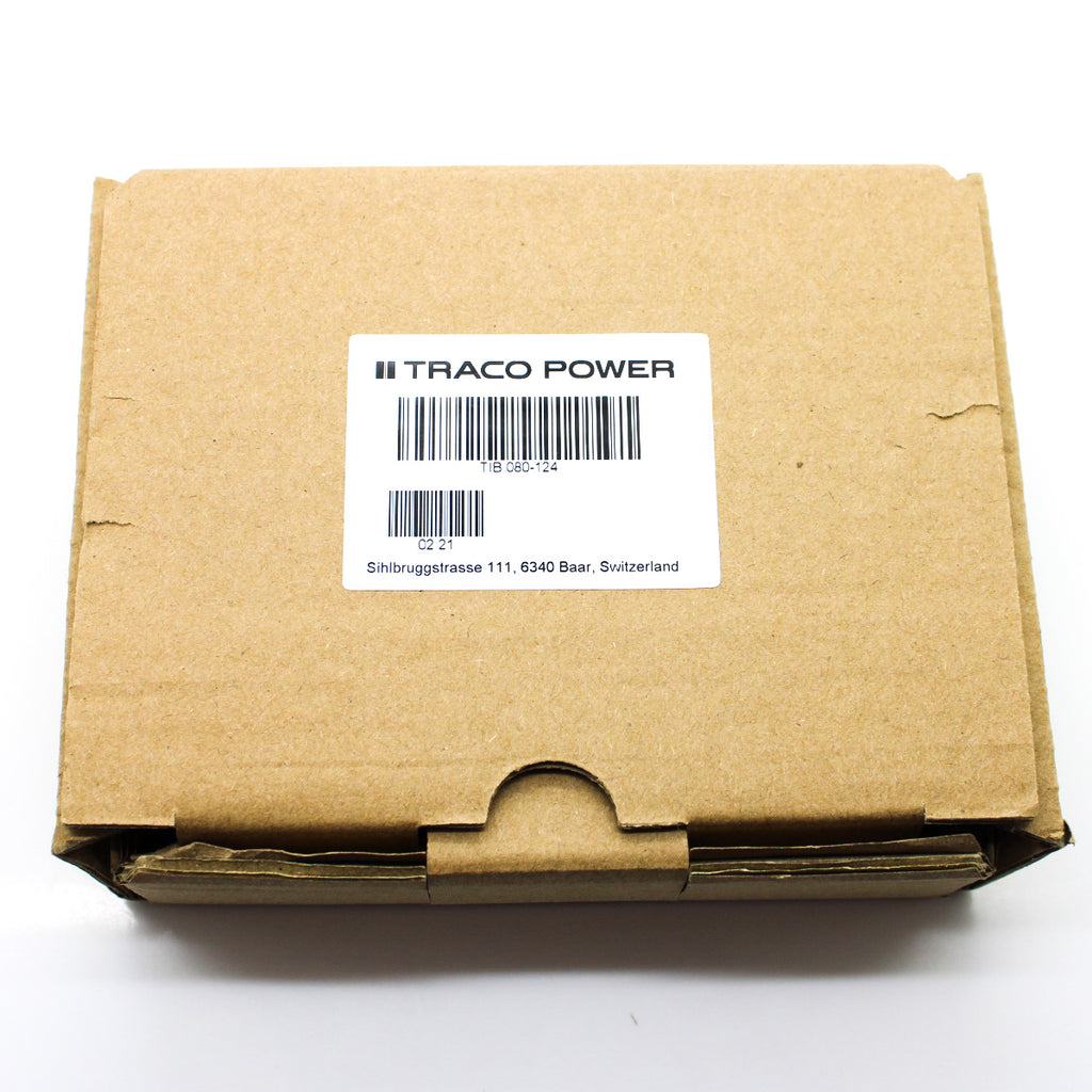 Traco Power 80W 24V 3.4A Enclosed AC-DC Switching Power Supply TIB 080 ...