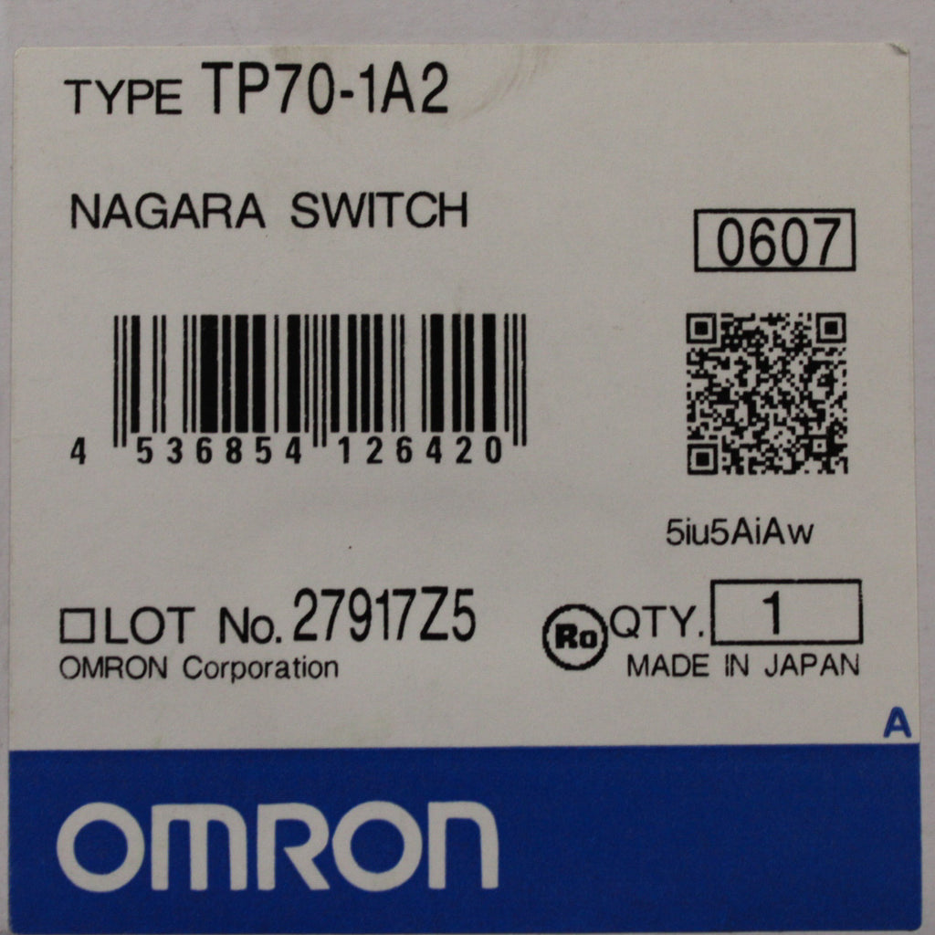 Omron Nagara Limit Switch TP70-1A2 – Primelec