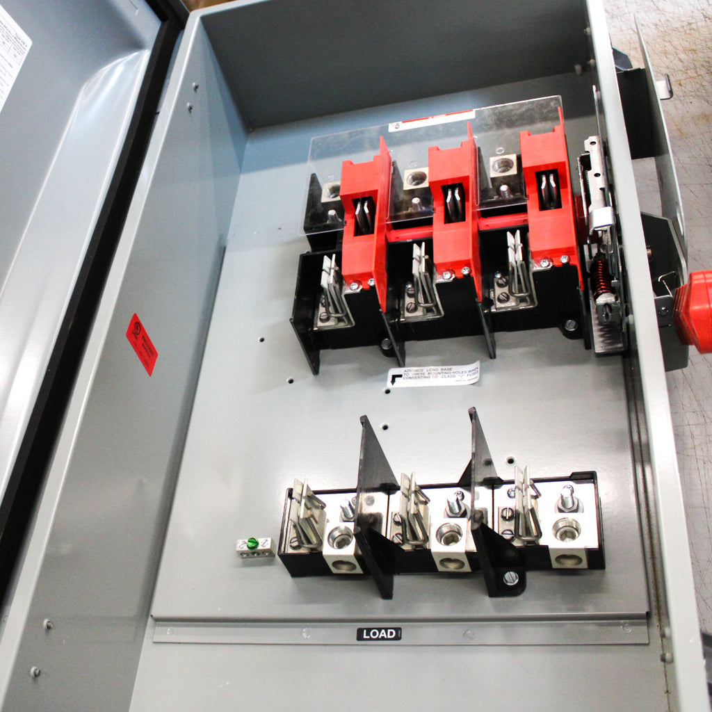 Siemens 600VAC 200A Fusible Heavy Duty Safety Switch Type VB II HF364J ...