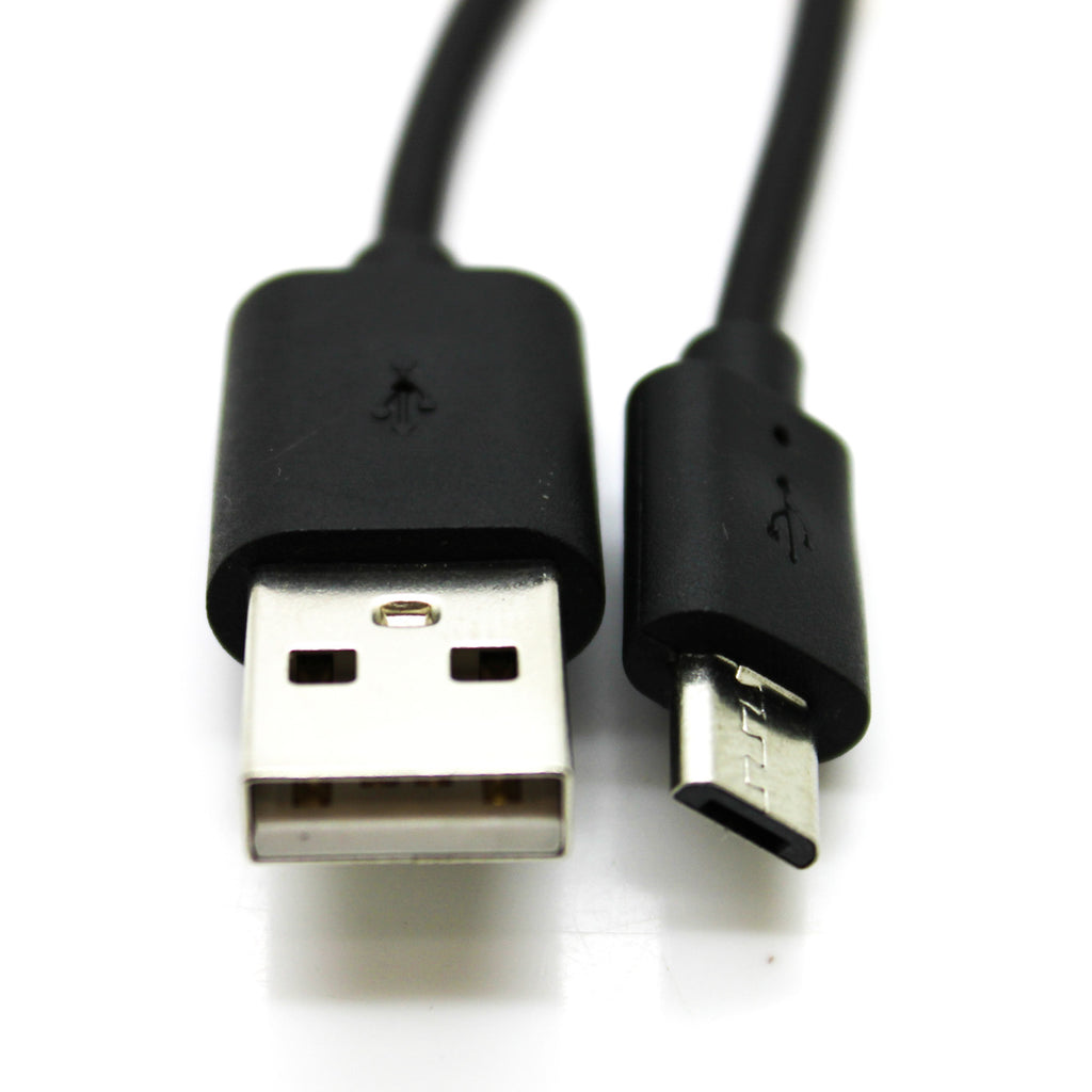 Pack of 5 of Generic 6-Inch Black USB to Micro USB Cables – Primelec