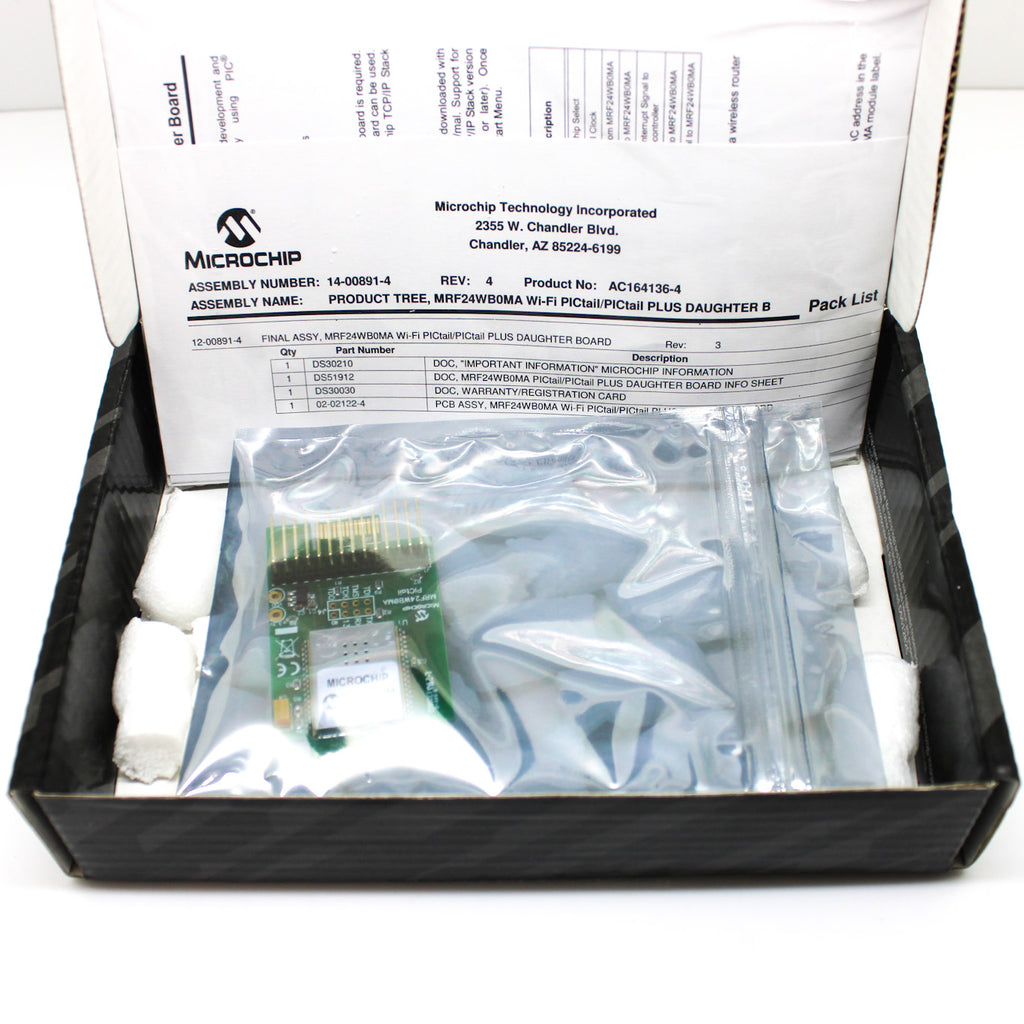 Microchip Technology AC164136-4 MRF24WB0MA Wi-Fi PICtail Daughter Boar ...