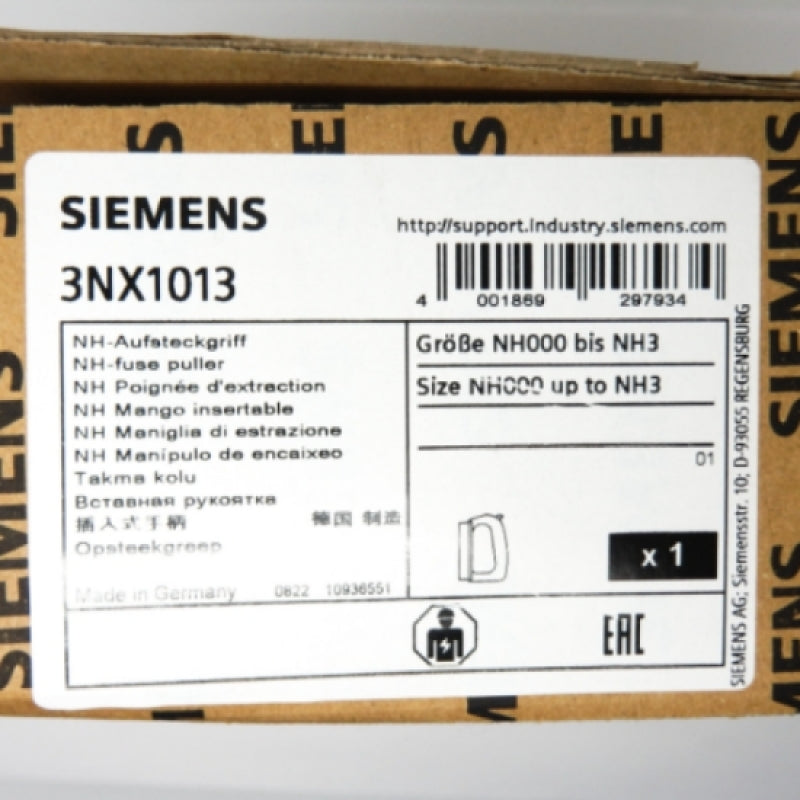 Siemens 3NX Series NH-Series Fuse Puller 3NX1013 – Primelec
