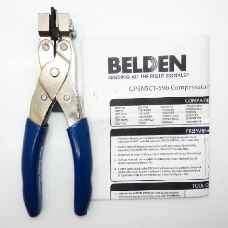 Belden Cable Pro Compression Tool CPSNSCT-596 – Primelec