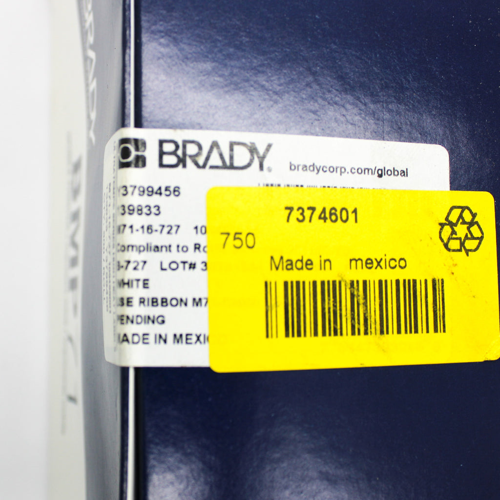 500 Roll of Brady B-727 BMP71 High Temperature Polyimide Labels M71-16 ...