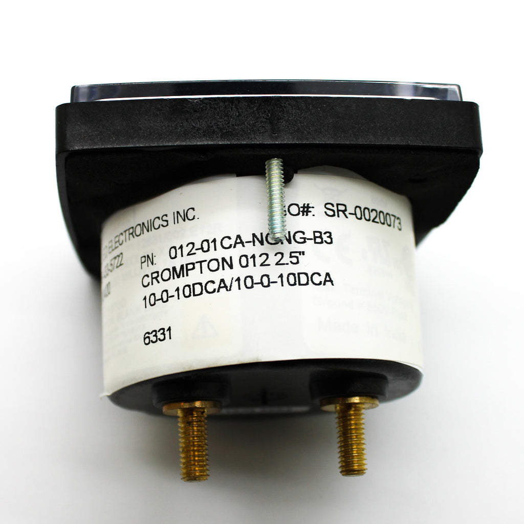 Crompton Saxon Series 012 2.5" Zero Center DC Ammeter 012-01CA-NGNG-B3 ...
