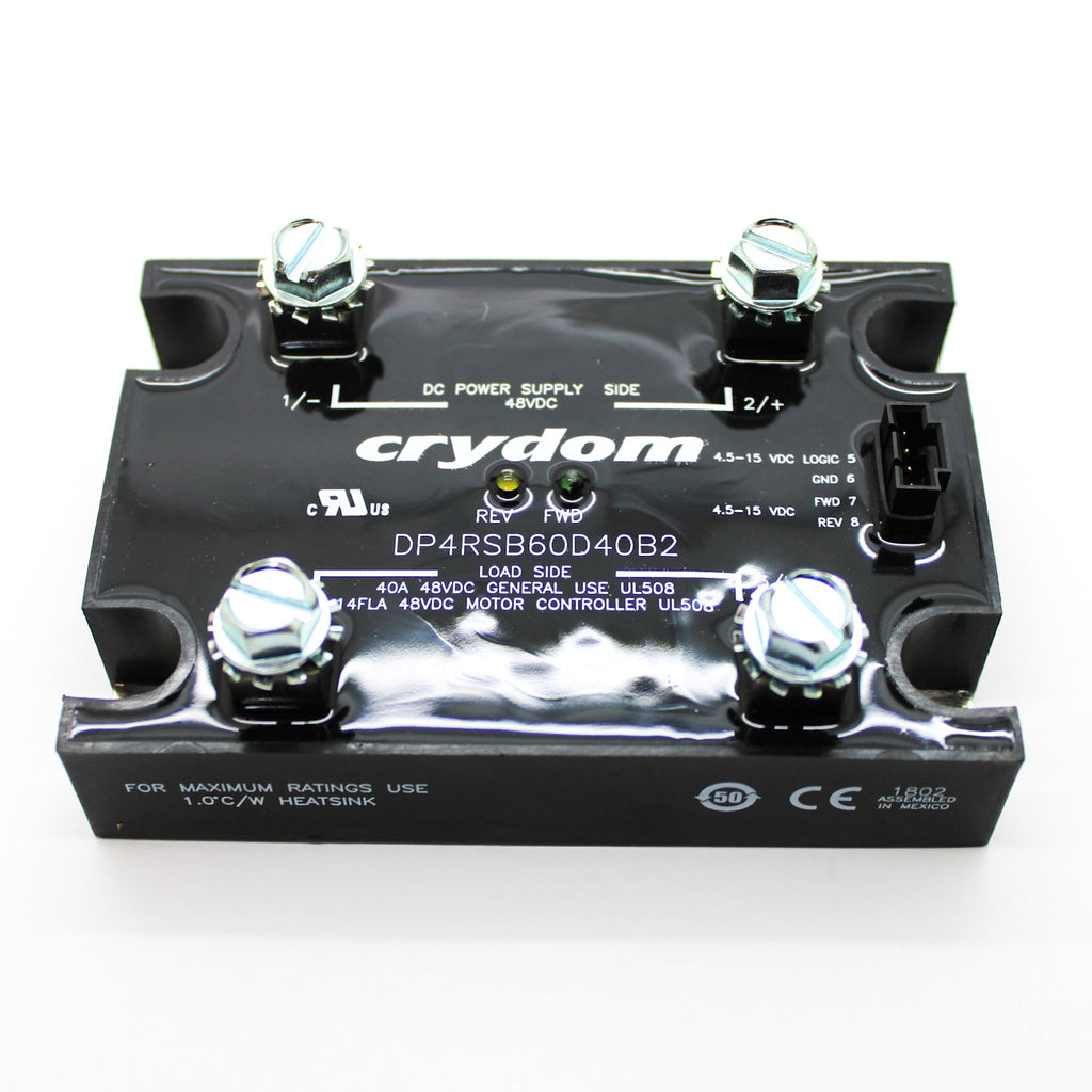 Crydom DP4RSB60D40B2 40A 48VDC Solid State Reversing Contactor – Primelec