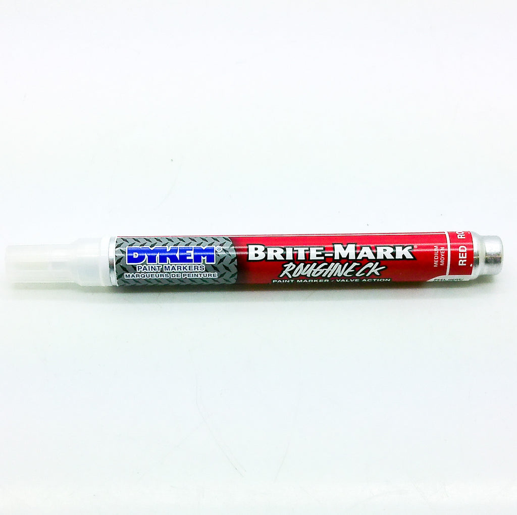 Dykem Brite-Mark Roughneck Red Tough Tip Paint Marker 84206 – Primelec