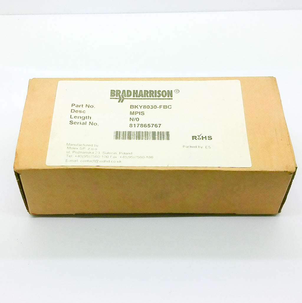 Molex/Brad Harrison Top Mount 8 Ports Ultra Lock Molded Junction Box B ...