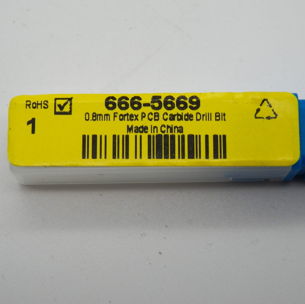 Fortex Carbide 0.8mm Diameter PCB Drill Bit 13-111009-1 – Primelec