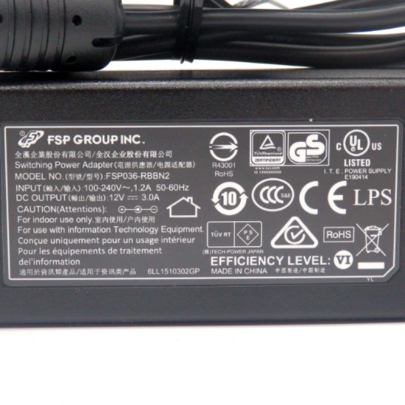 FSP Group FSP036-RBBN2 12V 3A 36W Switching Power Supply - No Power Co ...