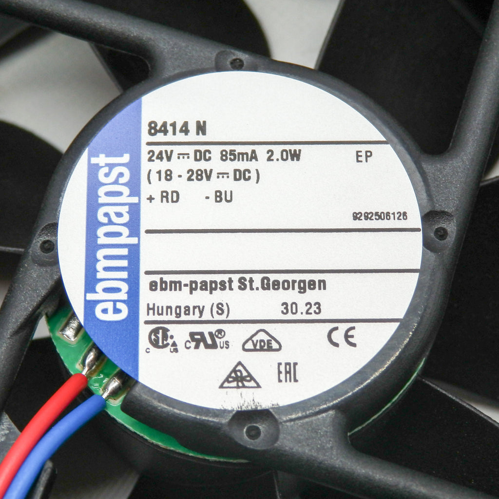ebmpapst 8414N 24VDC 80 x 80 x 25mm DC Fan – Primelec