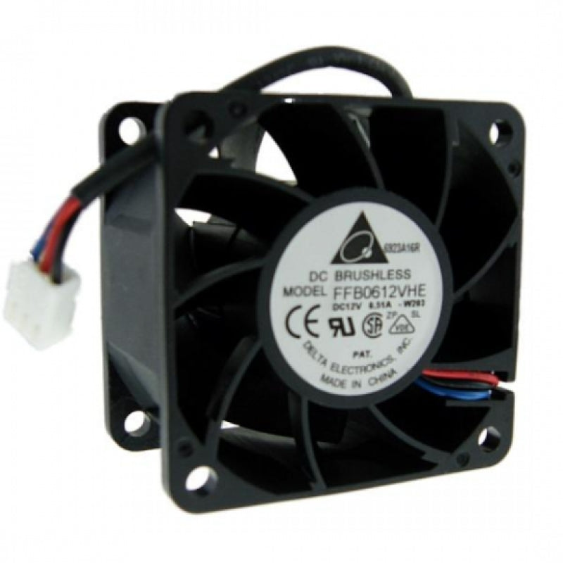 Delta FFB0612VHE 60mm 12 Volt DC 6000 RPM Cooling FAN – Primelec