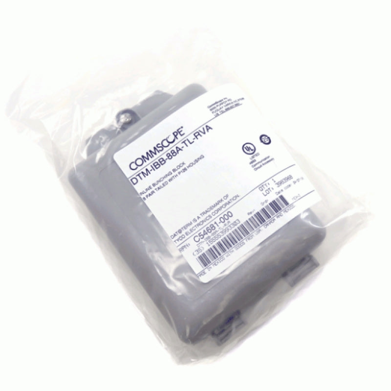 Commscope 8-Pair P126-Housing Inline Bunching Block DTM-IBB-88A-TL-RVA ...