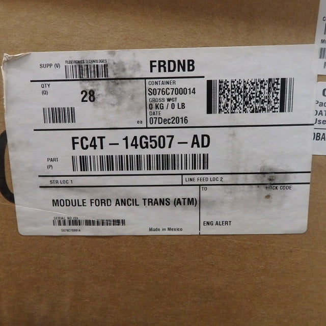 Ford Control Module ATM H567 FC4T-14G507-AD – Primelec