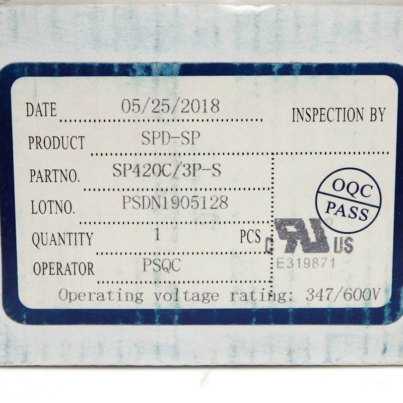 ProSurge Type 2CA SPD 3-P AC Power DIN-Rail Surge Protective Device SP ...